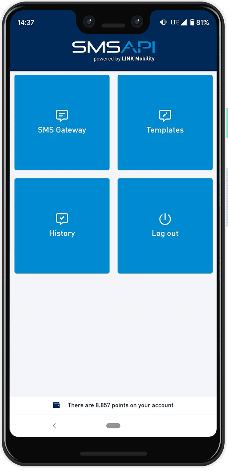 Bulk SMS Mobile App - SMSAPI